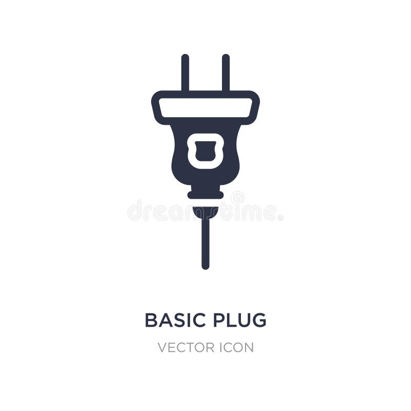 Basic Plug Icon in Trendy Design Style. Basic Plug Icon Isolated on ...