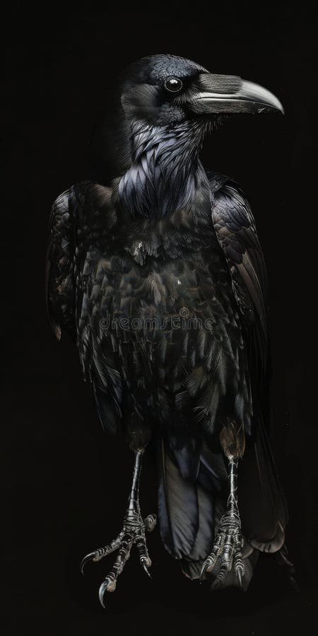 Basic Raven Props for Halloween Ambiance Stock Illustration ...