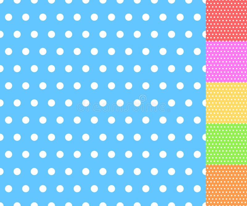 Basic Repeatable White Plus One Color Pattern Simple Geometric Stock ...