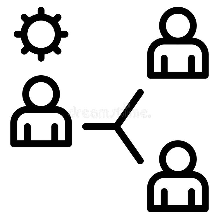 Basic Reproduction Number Vector Illustration, Line Style Icon Stock ...