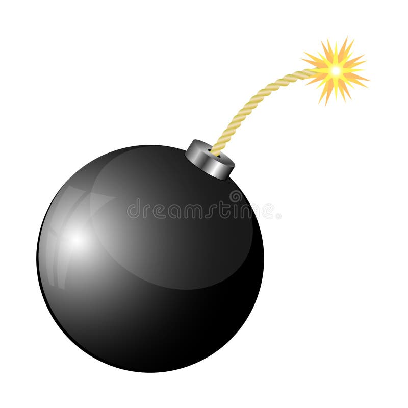Bomb Vector Design Illustration Stock Vector - Illustration of ...