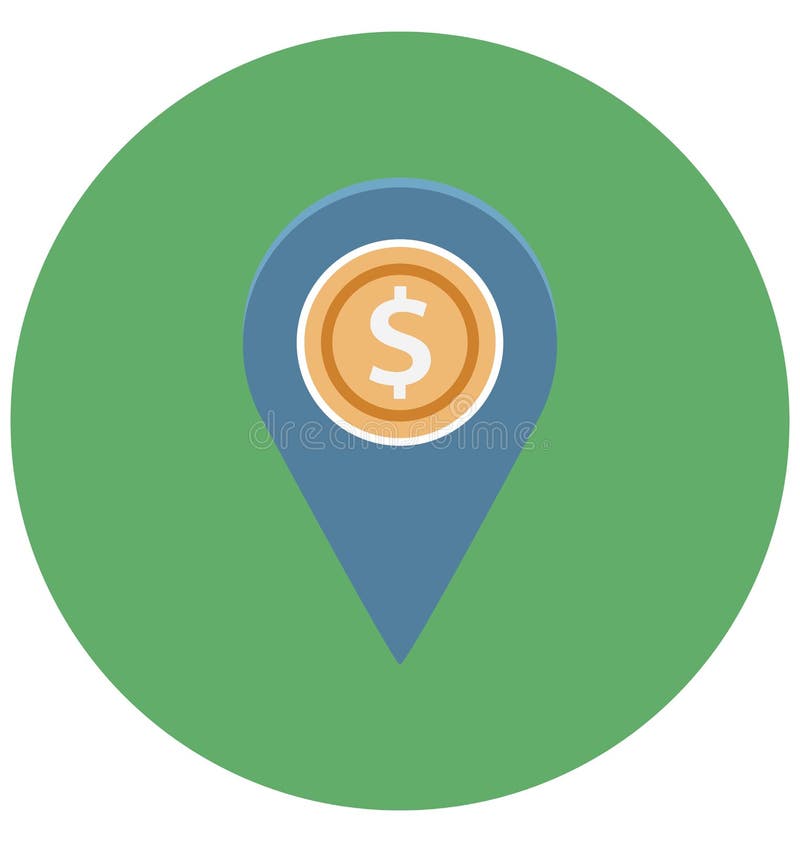 Location Color Isolated Vector Icon that Can Be Easily Modified or Edit ...