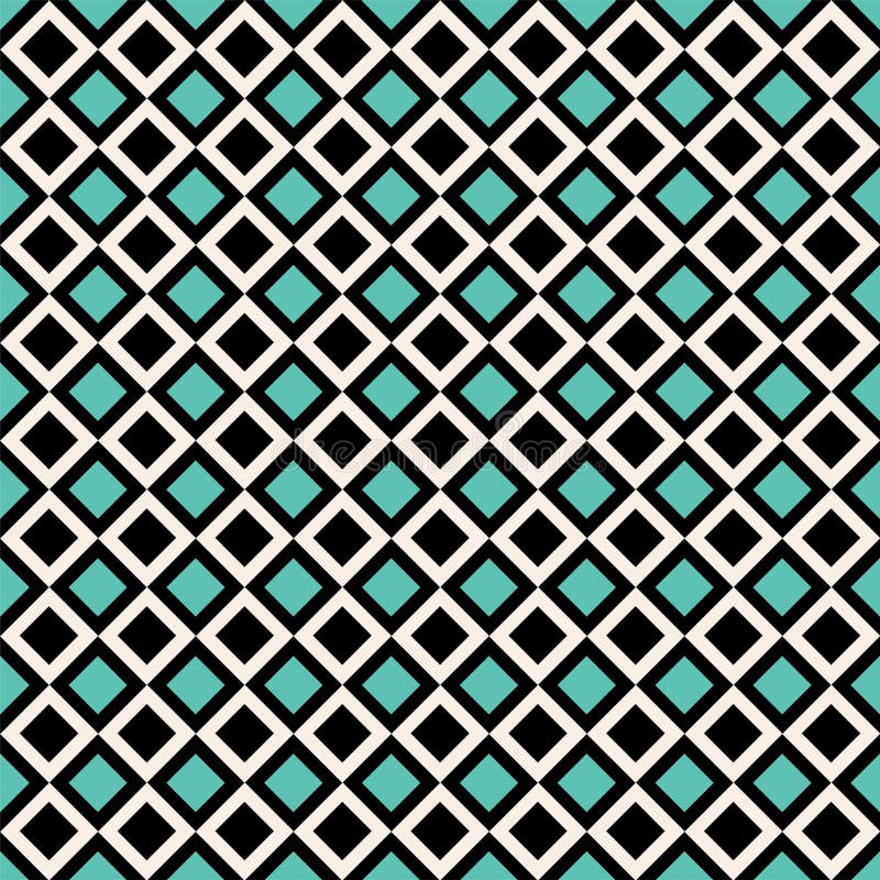 Seamless Geometric Diamond Pattern Design Stock Illustration ...