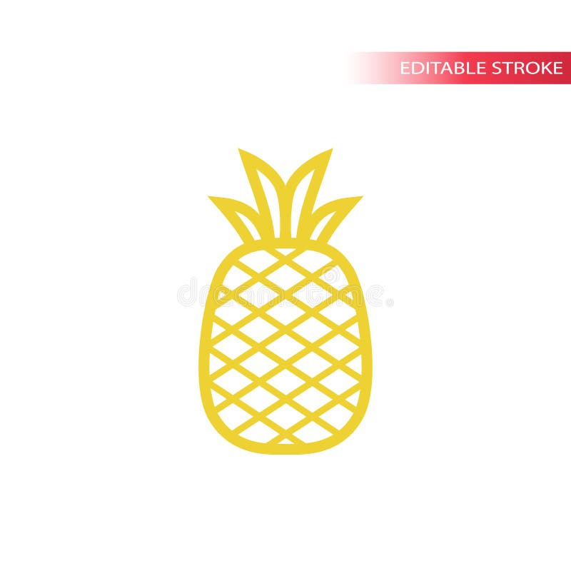 Simple Pineapple Vector