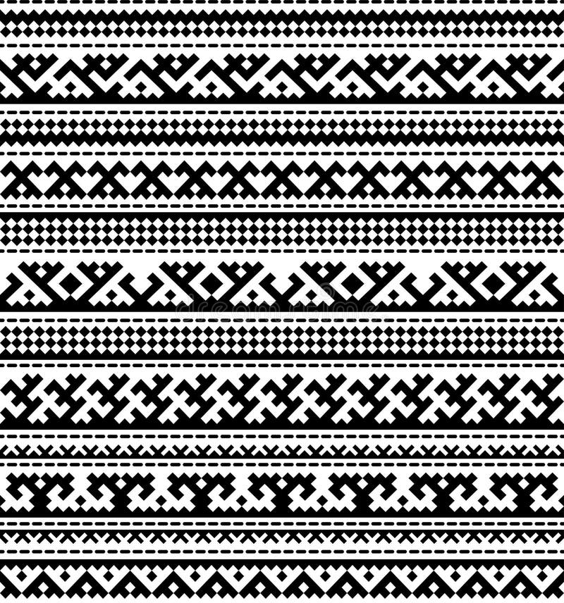 First Nations Seamless Pattern Stock Vector - Illustration of feather ...