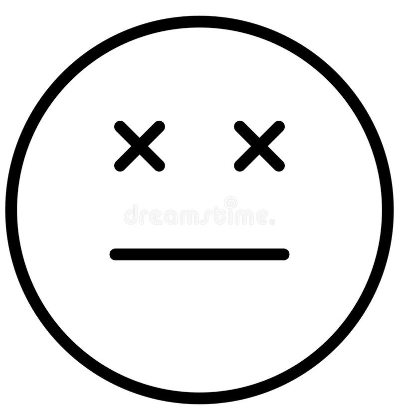 Sealed Eye, Eyeless Vector Isolated Icon Which Can Easily Modify or ...