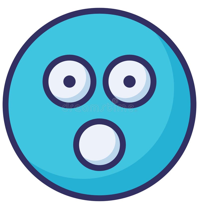 Temper, Amazed Vector Isolated Icon Which Can Easily Modify or Edit ...