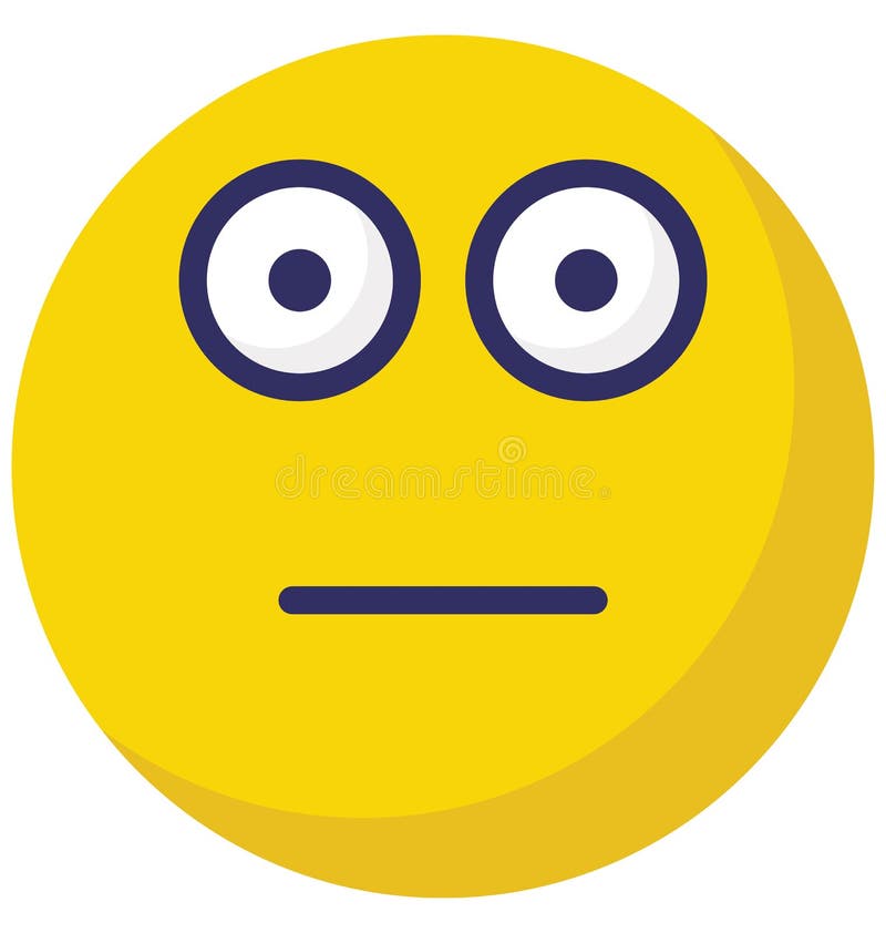 Dull, Emoticons Vector Isolated Icon Which Can Easily Modify or Edit ...
