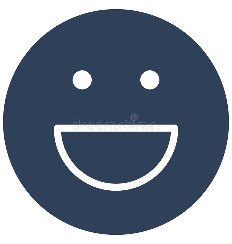 Happy, Adoring Vector Isolated Icon Which Can Easily Modify Or Edit ...