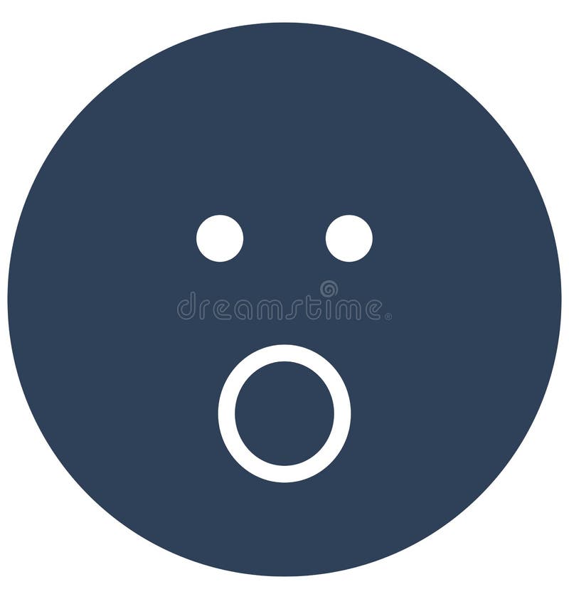 Surprise, Surprised Vector Isolated Icon Which Can Easily Modify or ...