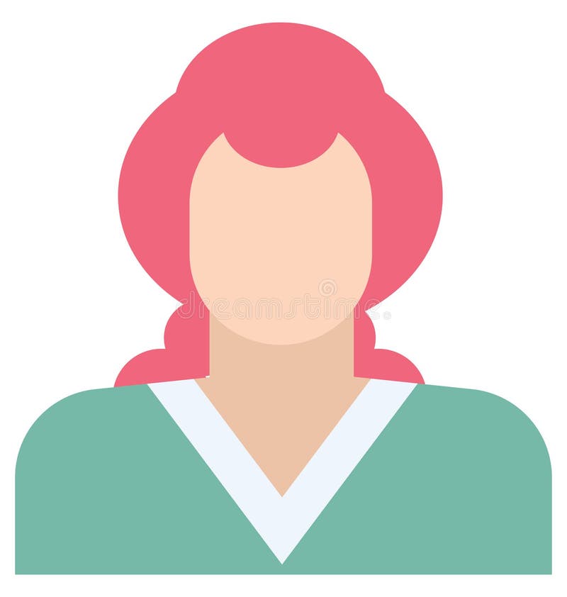 Secretary Color Isolated Vector Icons that Can Easily Modify or Edit ...