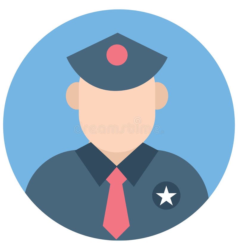 Investigator Color Isolated Vector Icons that Can Easily Modify or Edit ...