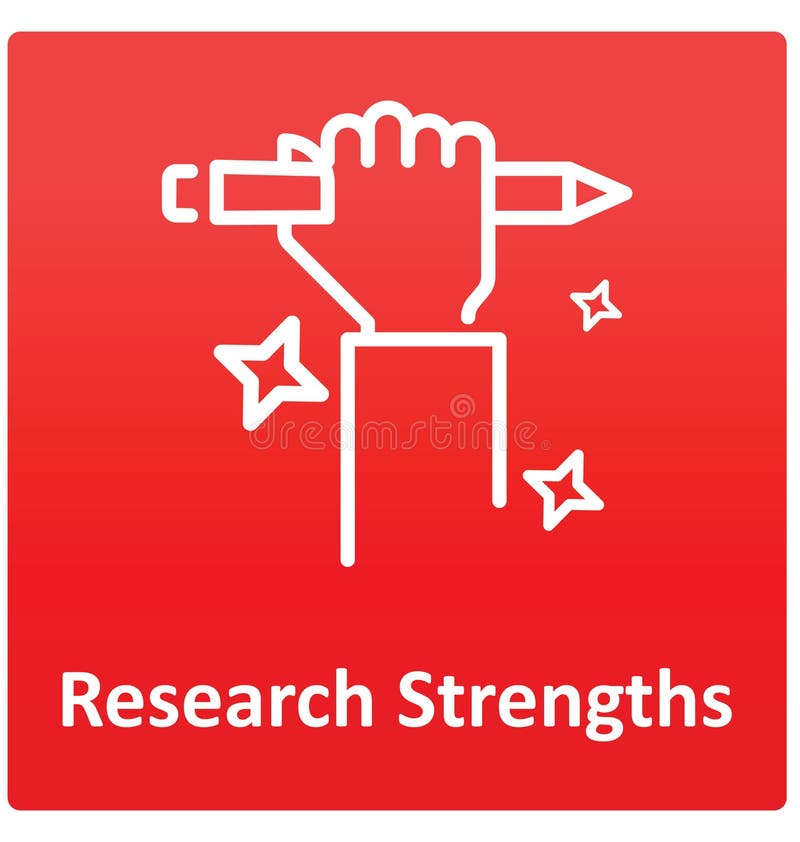Research Strengths Isolated Vector Icon that Can Easily Modified or ...