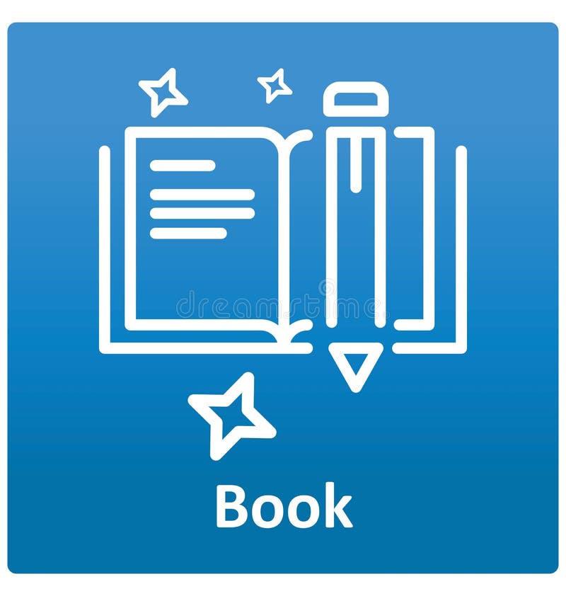 Book Isolated Vector Icon that Can Easily Modified or Edit. Stock ...