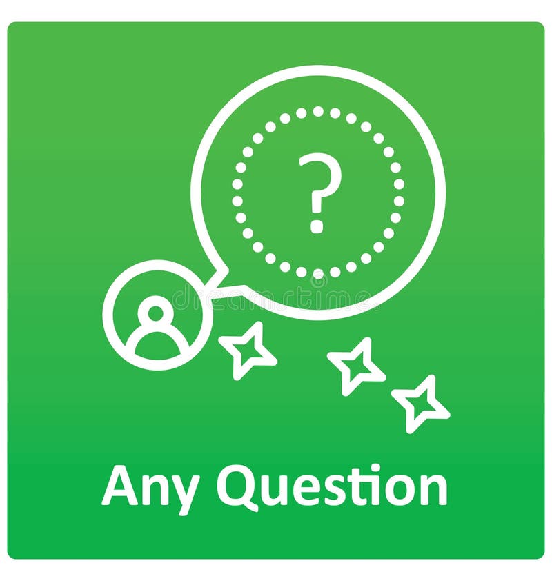 Any Question Isolated Vector Icon that Can Easily Modified or Edit ...