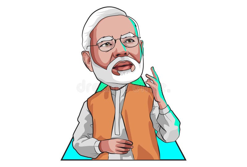 Cartoon Illustration of Narendra Modi Editorial Photography ...