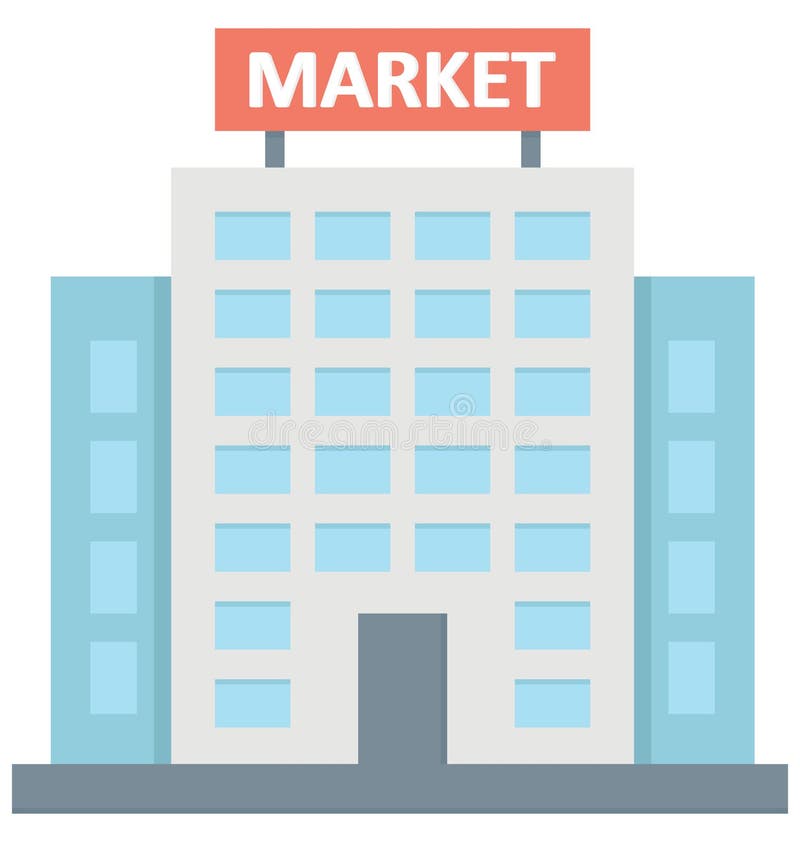 Market Color Vector Icon Which Can Be Easily Modified or Edit Stock ...