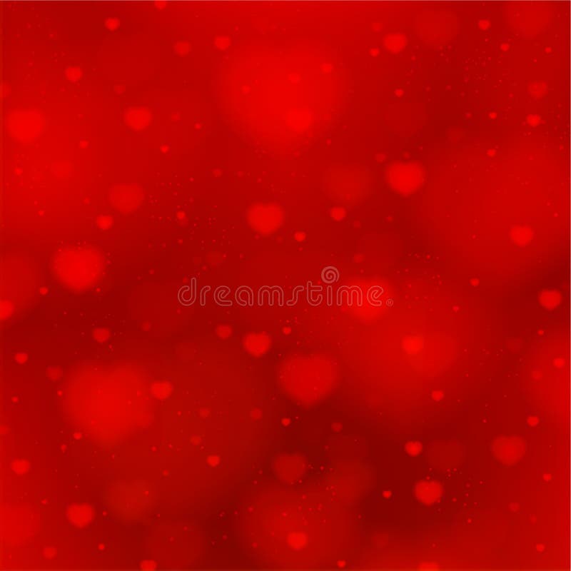 Red Background With Hearts. Maroon Vector Backdrop Stock Vector ...