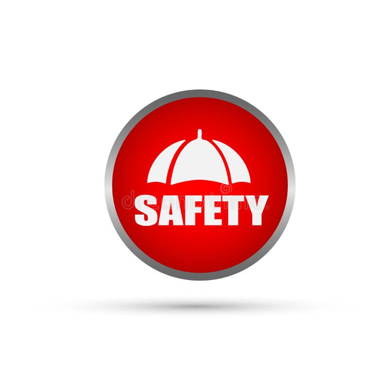Safety Logo Umbrella Concept Care Concept Symbol Icon Design Vector on ...