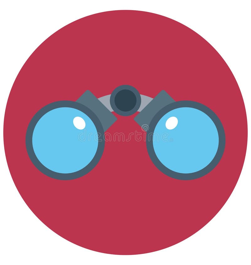 Binoculars Isolated Vector Icon that Can Be Easily Edit or Modified ...
