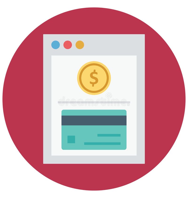 Payment Color Isolated Vector Icon that Can Be Easily Modified or Edit ...