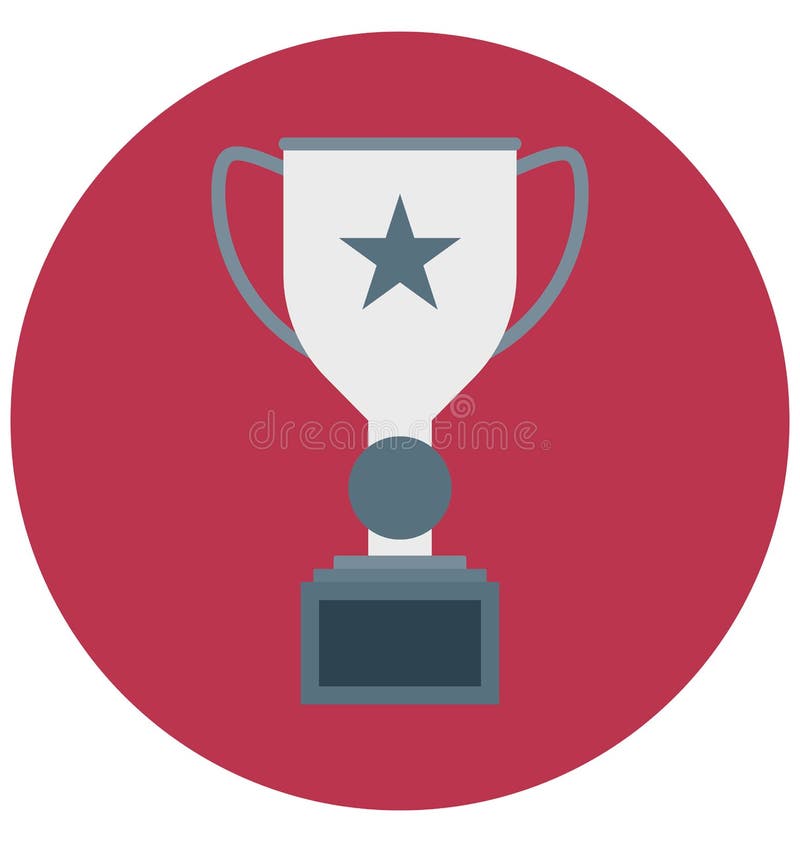 Trophy Color Isolated Vector Icon that Can Be Easily Modified or Edit ...
