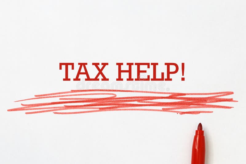 Tax help heading stock image. Image of cutout, help - 137380625
