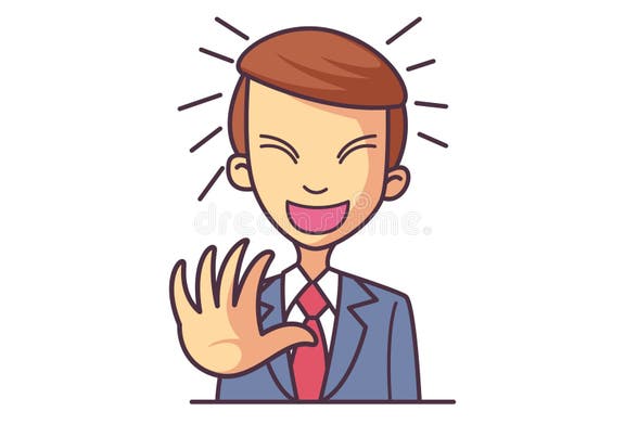 Cartoon Illustration of Businessman Boy Stock Vector - Illustration of ...