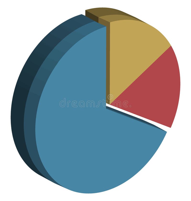 Pie Chart Color Icon Isolated and Vector that Can Be Easily Modified or ...