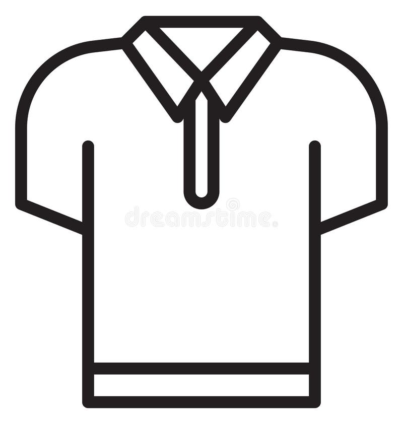 Crew Neck Shirts Isolated Vector Icon that Can Be Easily Modified or ...