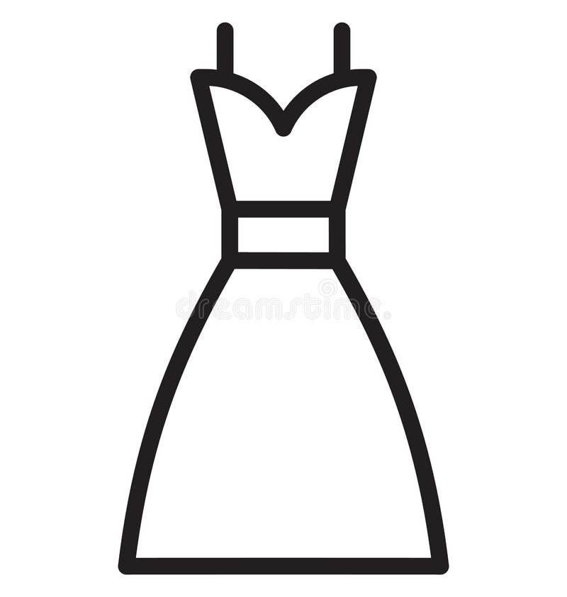 Beaded Halter Isolated Vector Icon that Can Be Easily Modified or Edit ...