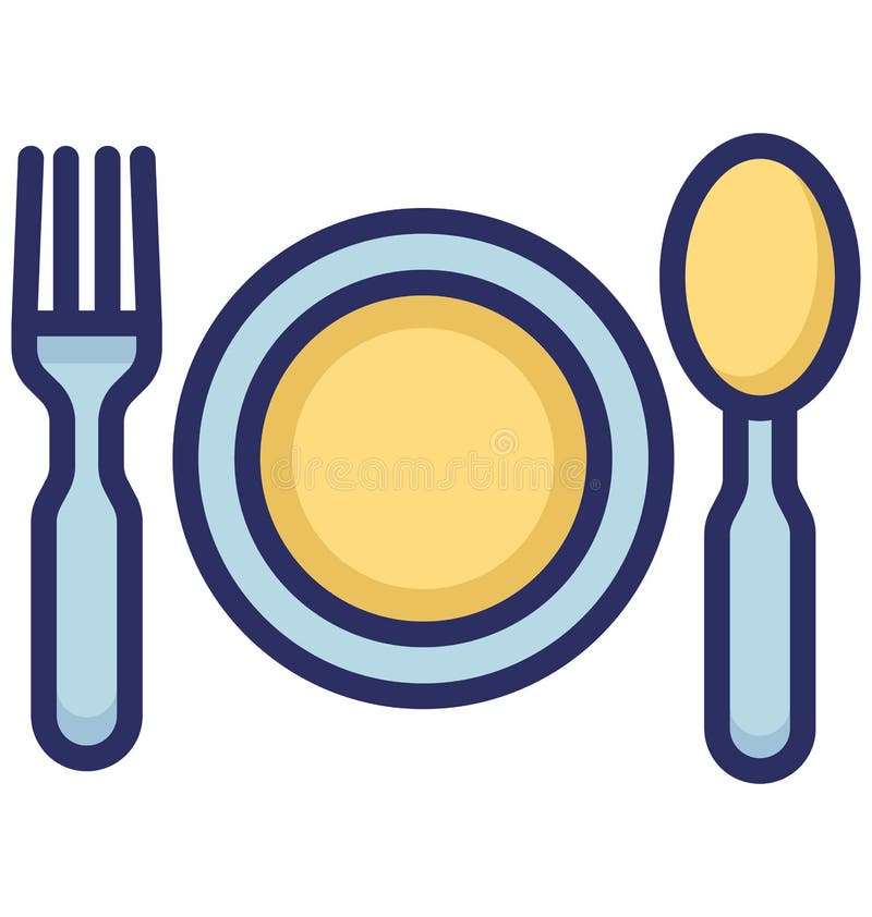 Dining Isolated Vector Icon that Can Be Easily Modified or Edit Stock ...