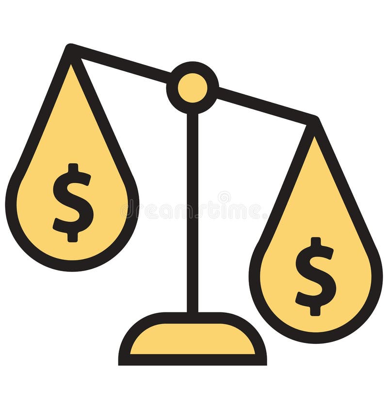 Currency Value Isolated Vector Icons that Can Be Easily Modified or ...