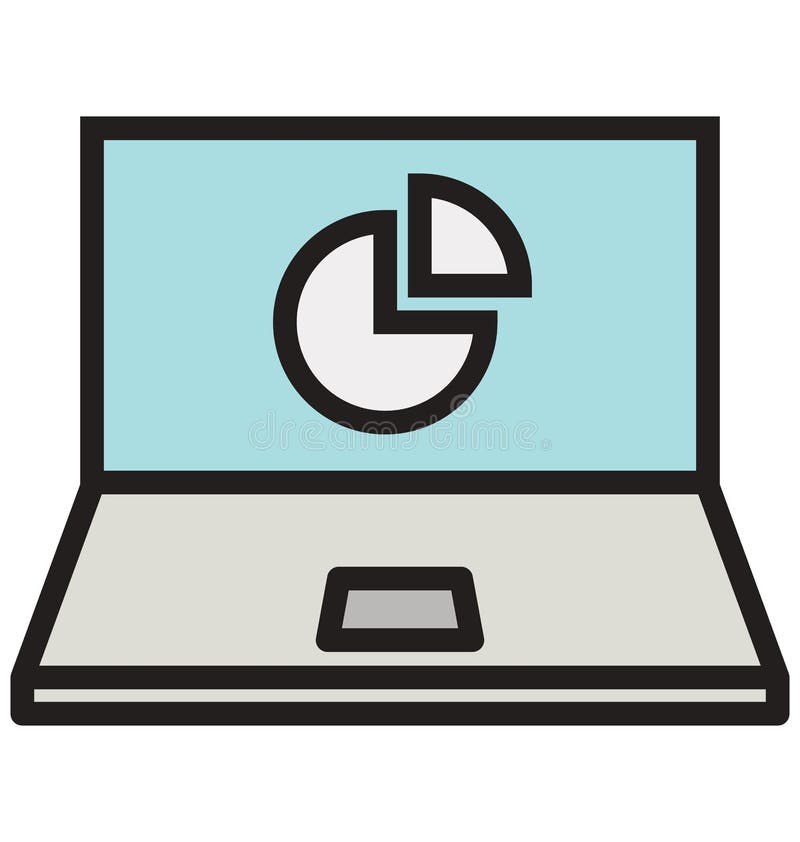 Graph Report Isolated Vector Icons that Can Be Easily Modified or Edit ...