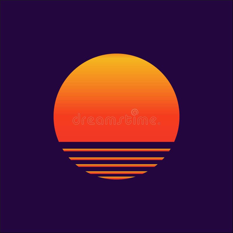 Sunwavesynthwave Stock Illustrations – 1 Sunwavesynthwave Stock ...