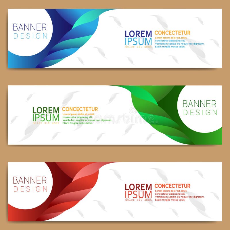 Abstract Banner Design, Modern Web Template, Promotional Banner Design ...