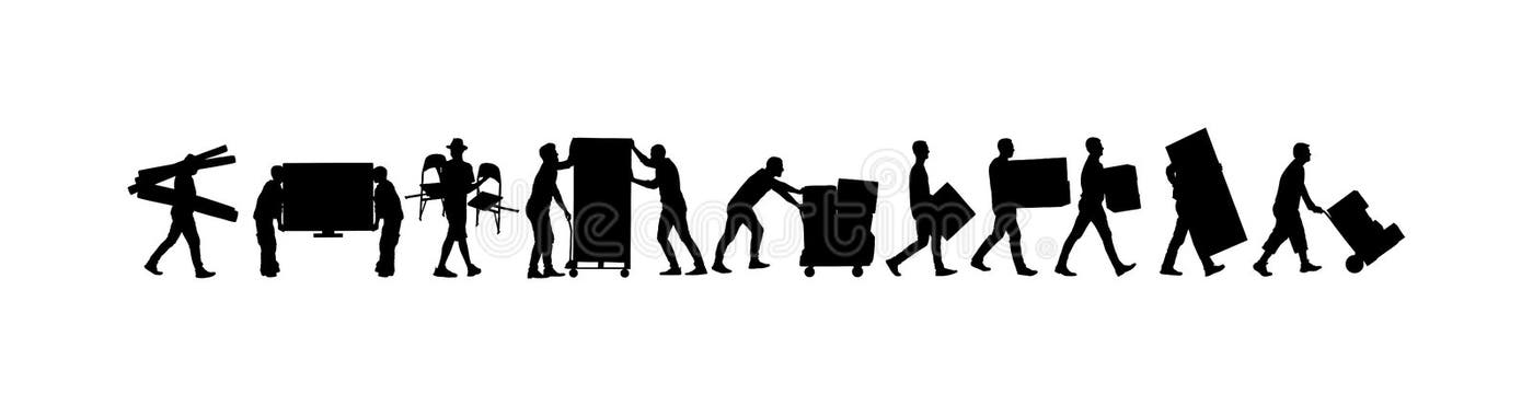 Carrying Heavy Load Man Stock Illustrations – 483 Carrying Heavy Load ...