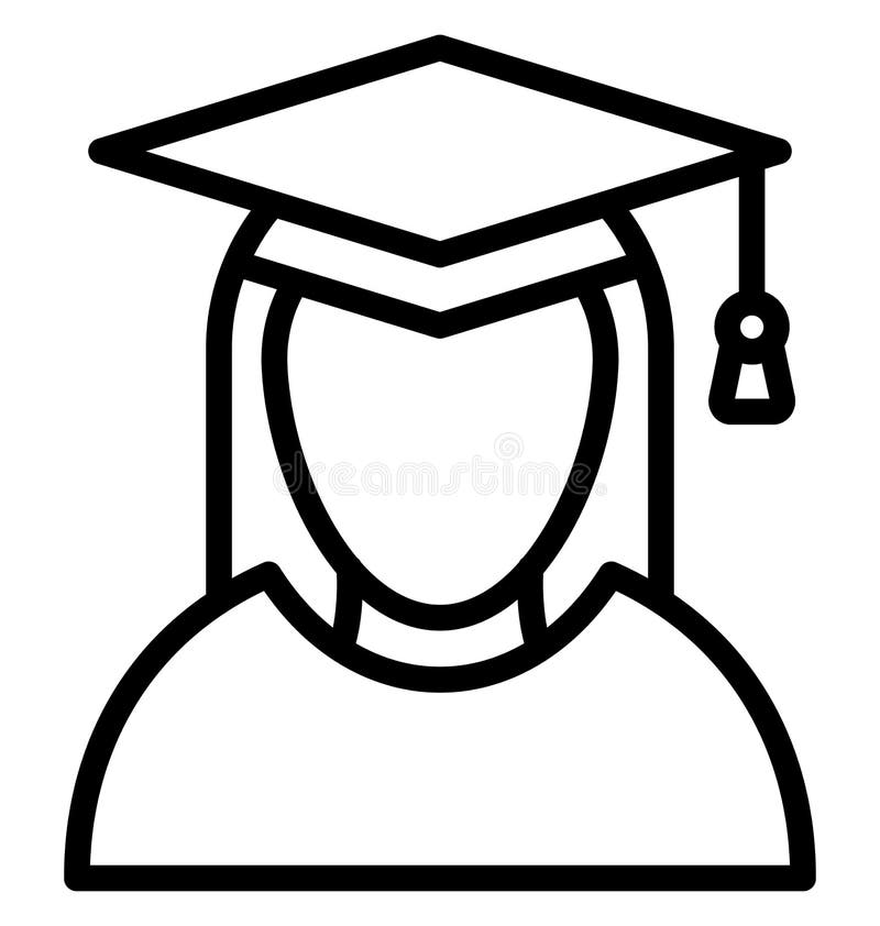 Graduate Vector Icon Which Can Easily Modify or Edit Graduate Vector ...