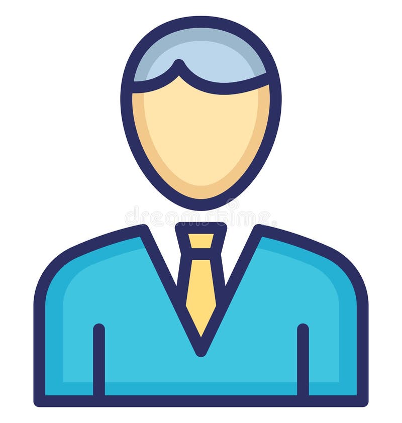 Manager Vector Icon Which Can Easily Modify or Edit Stock Vector ...