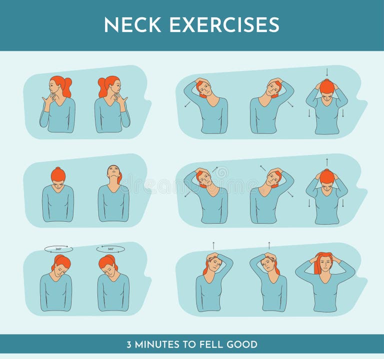 Neck Stretch Stock Illustrations – 1,407 Neck Stretch Stock ...