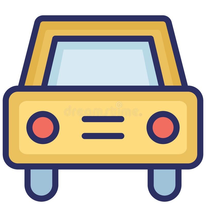 Cab Vector Icon Which Can Be Easily Modified or Edit Stock Vector ...