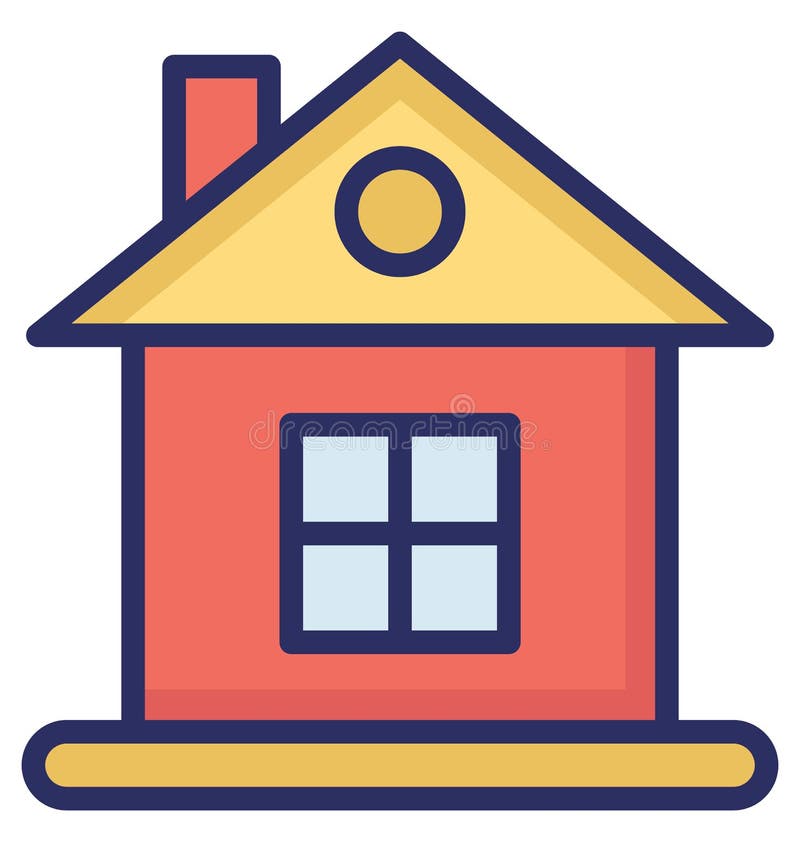 Basic Building Vector Icon Which Can Be Easily Modified or Edit Stock ...