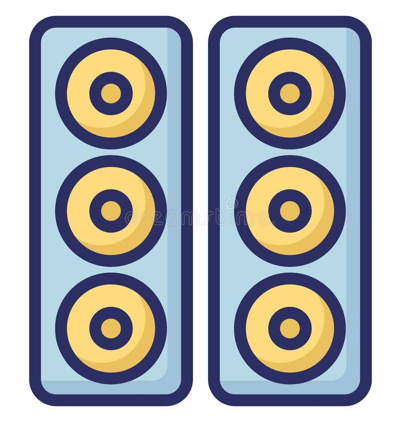 Music System Vector Icon Which Can Be Easily Modified or Edit Stock ...