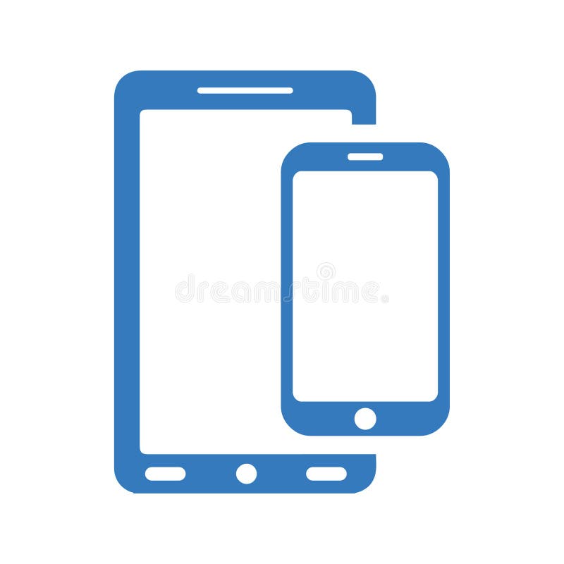 Mobile Vector Icon / Mobile View Logo Stock Illustration - Illustration ...