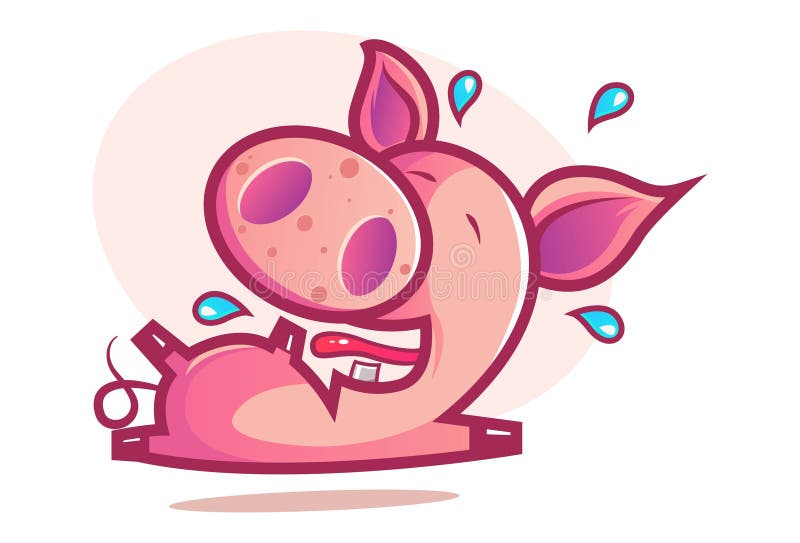 Cartoon Pig Sad Stock Illustrations – 1,276 Cartoon Pig Sad Stock ...