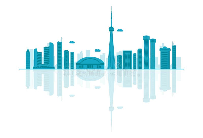 Cartoon Toronto City Skyline Stock Illustrations – 152 Cartoon Toronto ...