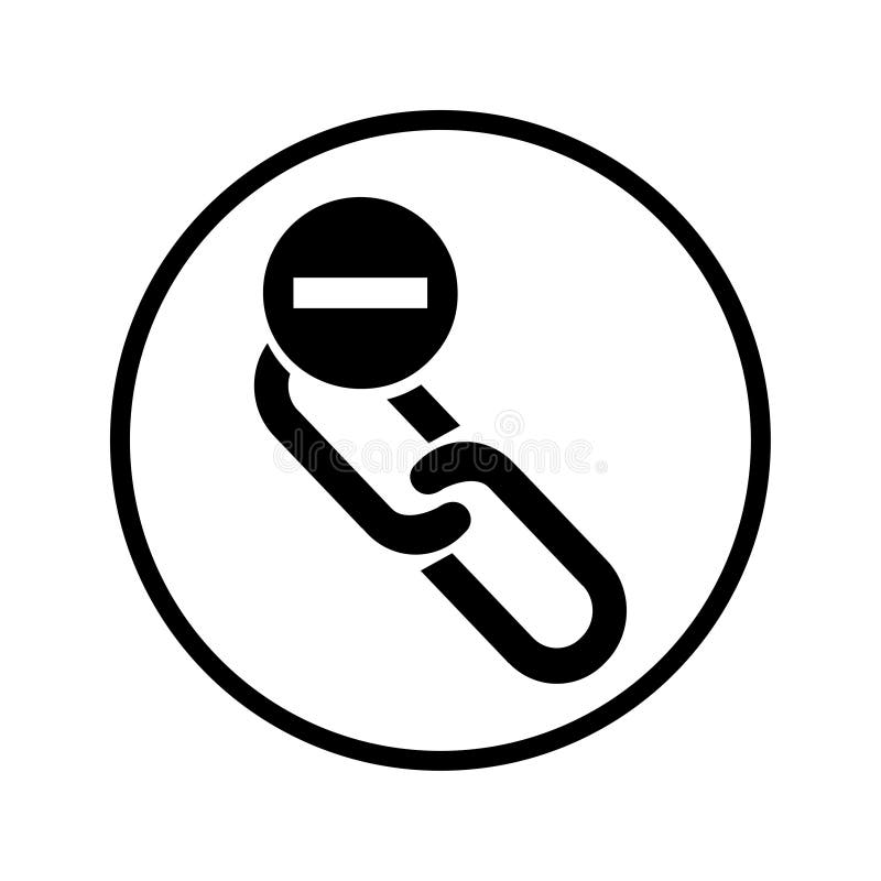 Chain Break Icon/Broken Chain/Remove Link Stock Illustration ...