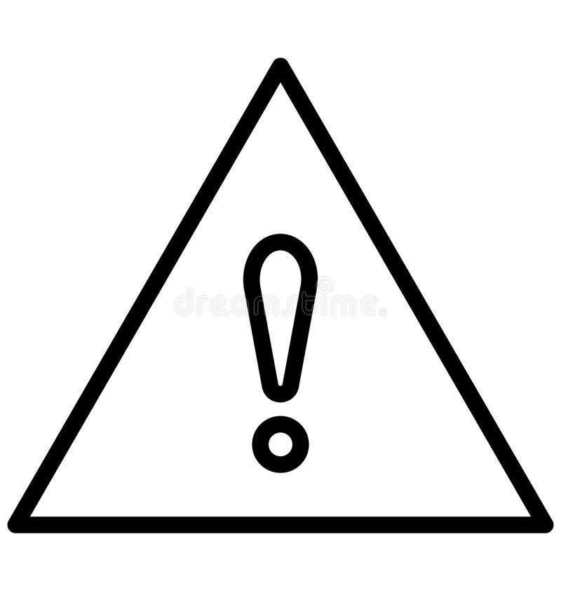 Alert Vector Icon Which Can Be Easily Modified or Edit in Any Color ...