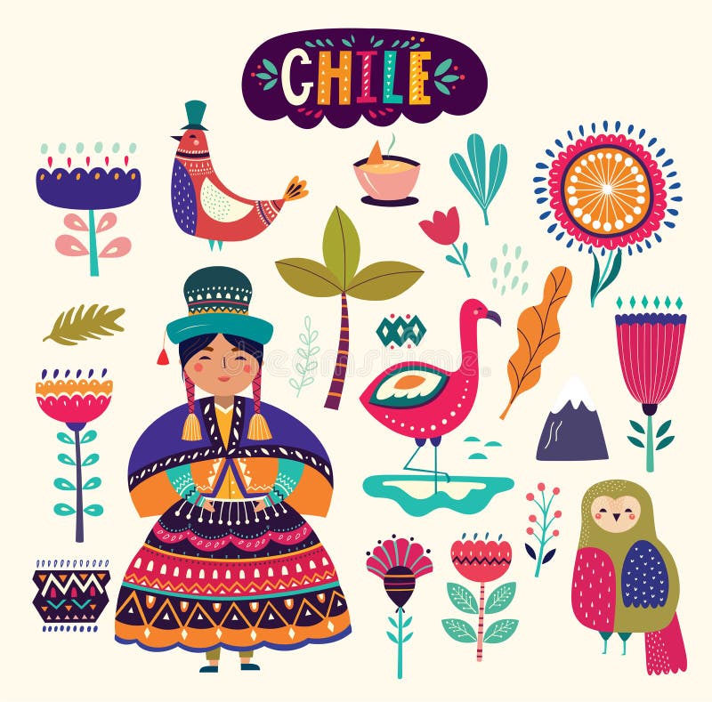 Chile stock illustration. Illustration of countries, chile - 65621