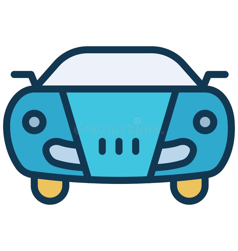 Car Vector Icon Which Can Be Easily Modified or Edit in Any Color Stock ...